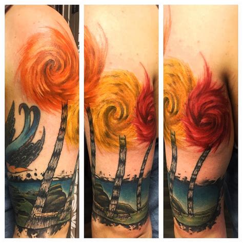 Truffula Tree Tattoos Working On This Leg Piece How To Incorporate Or
