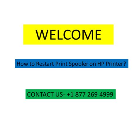 How To Restart Print Spooler On Hp Printer