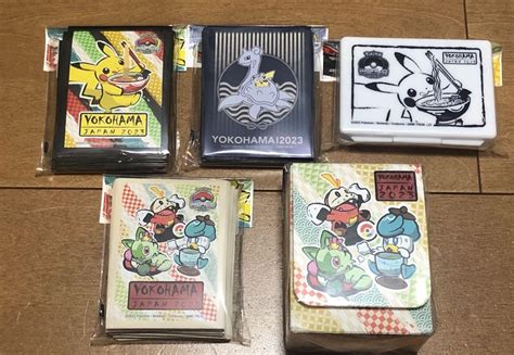 Wcs ポケモン 限定 デッキシールド デッキケース ダメカンケース セット メルカリ