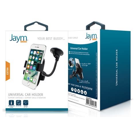 Support Voiture Universel Fixation Grille Et Ventouse Jaym Cyber Planet