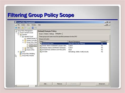 PPT Planning A Group Policy Management And Implementation Strategy PowerPoint Presentation