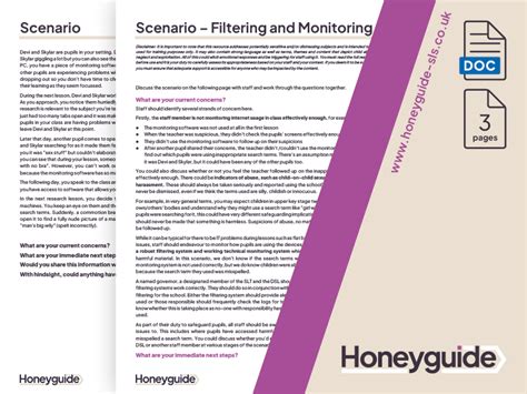 Safeguarding Scenario Filtering And Monitoring Teaching Resources