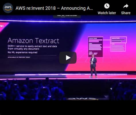 Aws Announces General Availability Of Amazon Textract Industry Analysts Inc