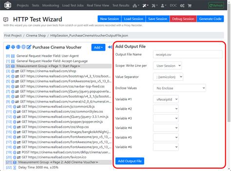 Test Wizard Realload Documentation