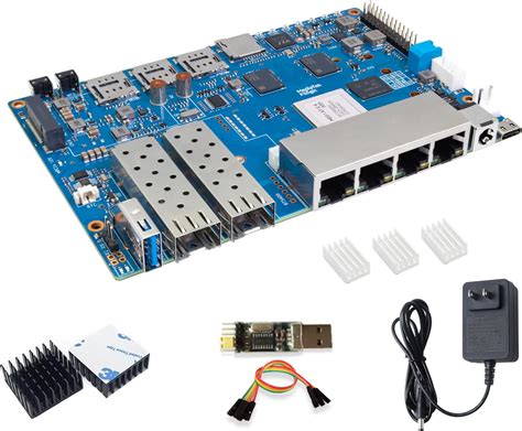 Waypondev Banana Pi Bpi R4 Wi Fi 7 Wireless Dual Band Wifi Openwrt