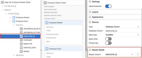 oracle apex create master detail form interactive grid vinish dev