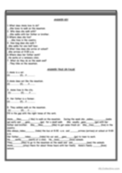 SOLUTION Simple Present Reading Comprehension Text Studypool