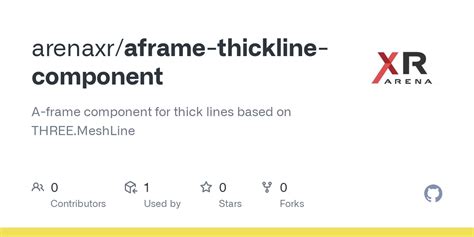GitHub Arenaxr Aframe Thickline Component A Frame Component For Thick Lines Based On THREE