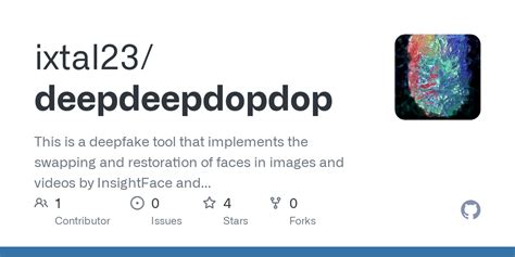 GitHub Ixtal Deepdeepdopdop This Is A Deepfake Tool That Implements The Swapping And
