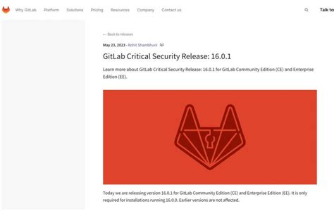 Hack Gitlab With This Flaw Of Cvss Score Of 10 To Leak Program Code