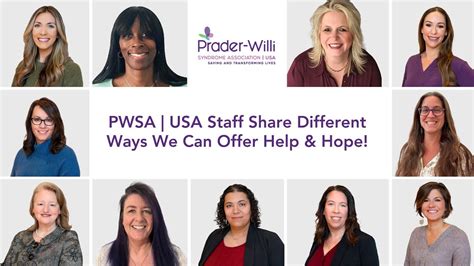 PWSA USA Staff Share Several Ways We Offer Help Hope YouTube