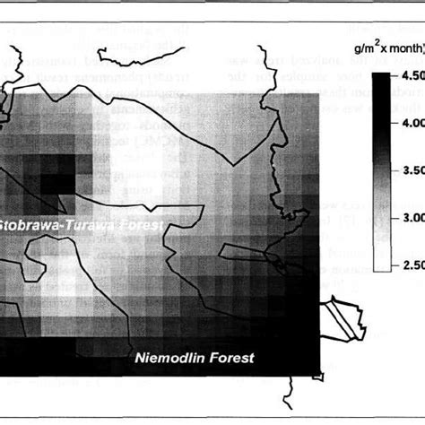 Spatial Distribution Of Average Dust Fall In 1986 95 Download