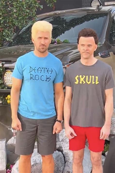 Omg Ryan Gosling And Mikey Day Cosplay Beavis Butthead While Promoting The Fall Guy Omg Blog