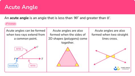 Acute Angle Math Steps Examples And Questions