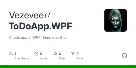 github vezeveer todoapp wpf a todo app in wpf simple as that