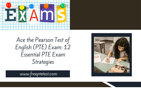 Ace The Pearson Test Of English Pte Exam 12 Essential Pte Exam