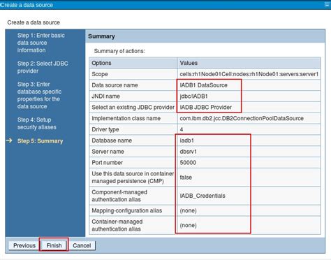 Configuring A Jdbc Data Source For The Infosphere Information Analyzer Analysis Database