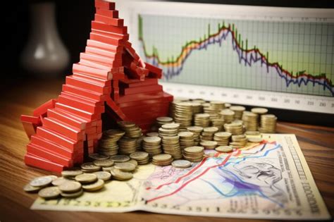 Premium Ai Image A Stock Graph Showing A Sharp Decline With Arrow Pointing Downwards Generative Ai