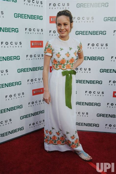 Photo Brie Larson Attends The Greenberg Premiere In Los Angeles