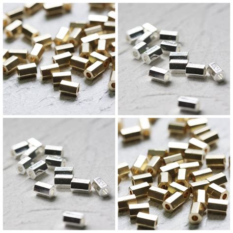 Solid Raw Brass Spacers Hexagon Tube 6x4mm 4390c Q 29 Etsy