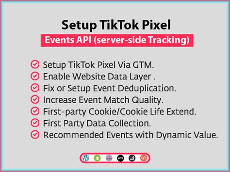 TikTok Pixel Events API TikTok Server Side Tracking Via Google Tag Manager Upwork