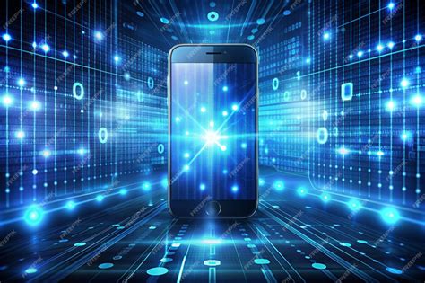 premium photo binary code background digital abstract technology