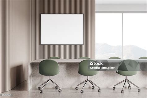 가구가 있는 사무실 회의실 인테리어 탁 트인 창문 모형 프레임 0명에 대한 스톡 사진 및 기타 이미지 0명 가구 공란 Istock