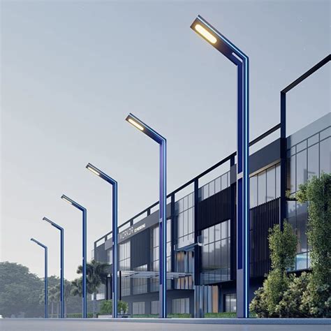 庭院灯led路灯3米3 5米户外铝型材景观灯公园高杆灯小区广场7字灯 天猫 花瓣网