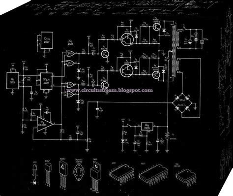 Circuit Diagram Of Inverter Inverter Circuit And Dc To Ac Converter