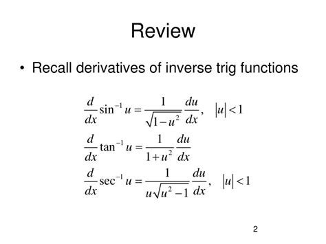 Ppt Inverse Trigonometric Functions Integration Powerpoint