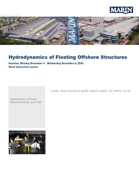 Hydrodynamics Of Floating Offshore Structures 2024 Pdf