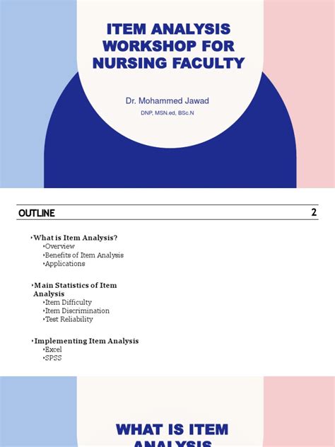 Item Analysis Workshop Download Free Pdf Test Assessment Internal Consistency