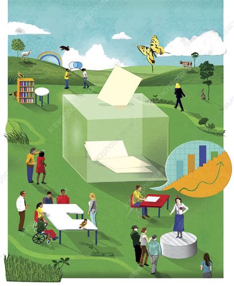 Elections Conceptual Illustration Stock Image C058 2927 Science Photo Library