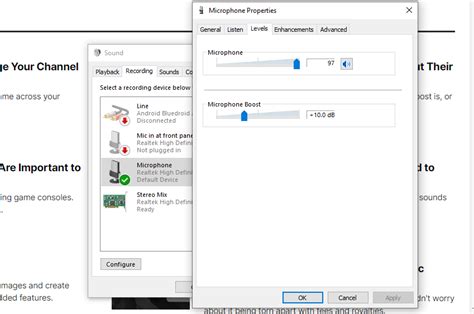 Ways To Adjust Your Microphone Volume In Windows