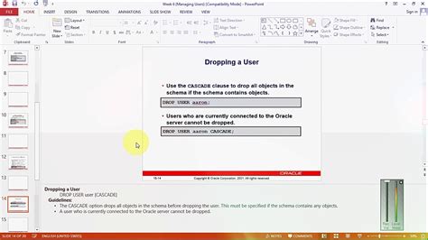 How To Drop A User In Oracle In Dba Database Administrator In Urdu Hindi Drop A User Part