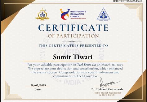 Techtrove2025 Ietetcet Arduino Embeddedsystems Iotprojects Sumit Tiwari