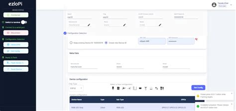 Interfacing And Controlling RGB LED Strip EzloPi