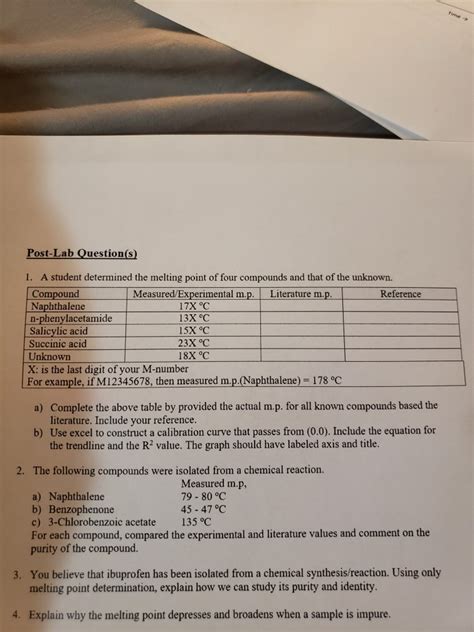 Solved Melting Point Remote Instruction Version Introduction