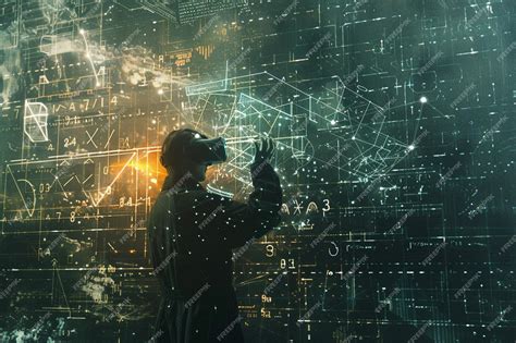 Premium Photo Portrait Of A Mathematician Exploring Mathematical
