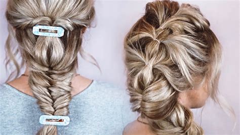 Красивые прически на каждый день в школу на работу для длинных средних волос Youtube