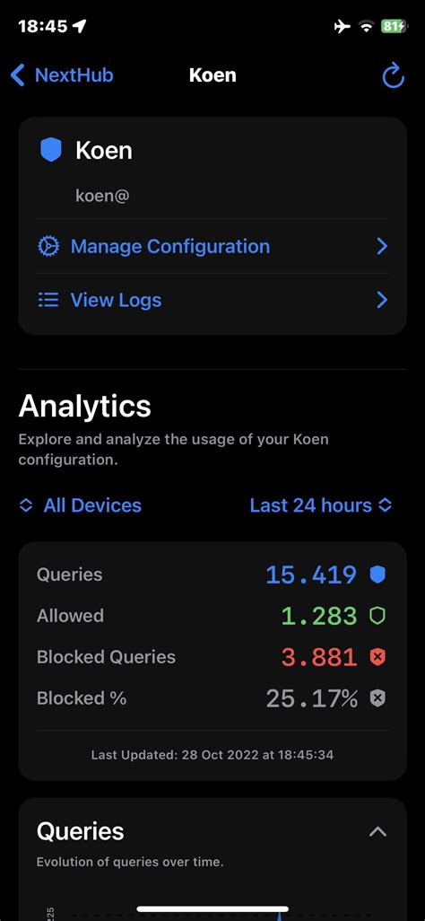 Some Screens Of The Nexthub Remote App Rnextdns