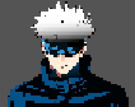 Gojo Pixel Art 01