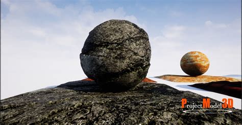 Materials Pack BPR Unreal Engine4 V3 Tessellation Texture CGTrader