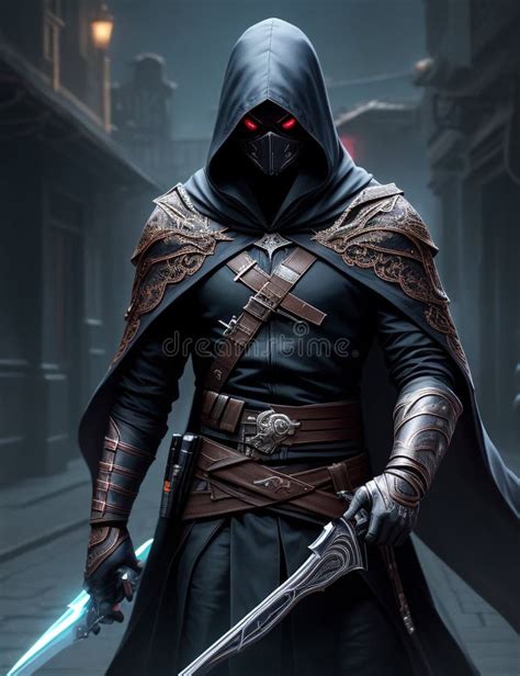 Dark Assassin Stock Illustration Illustration Of Assassin 328792093
