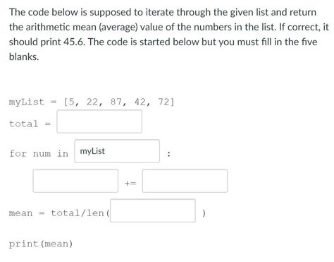 Solved The Code Below Is Supposed To Iterate Through The