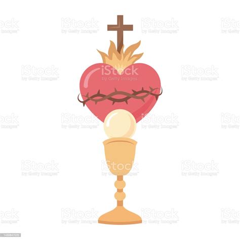 Sacred Heart Stock Illustration Download Image Now Catholicism