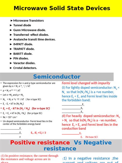 Skd 2 Microwave Solid State Devices Pdf Diode Amplifier