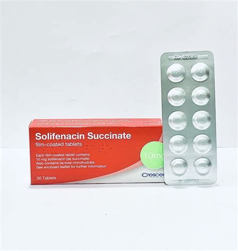 Solifenacin Succinate 10mg Tablet X30 Medecify