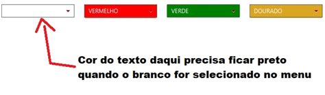 java método para alterar subclasse de css cor do texto de item no