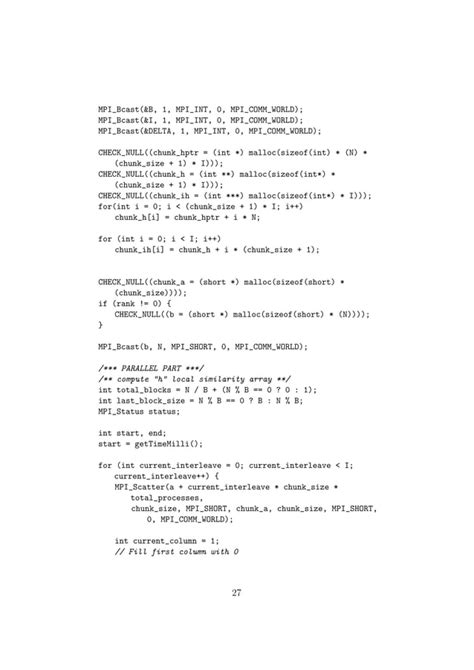 Smith Waterman Algorithm Parallelization Pdf Computer Software And